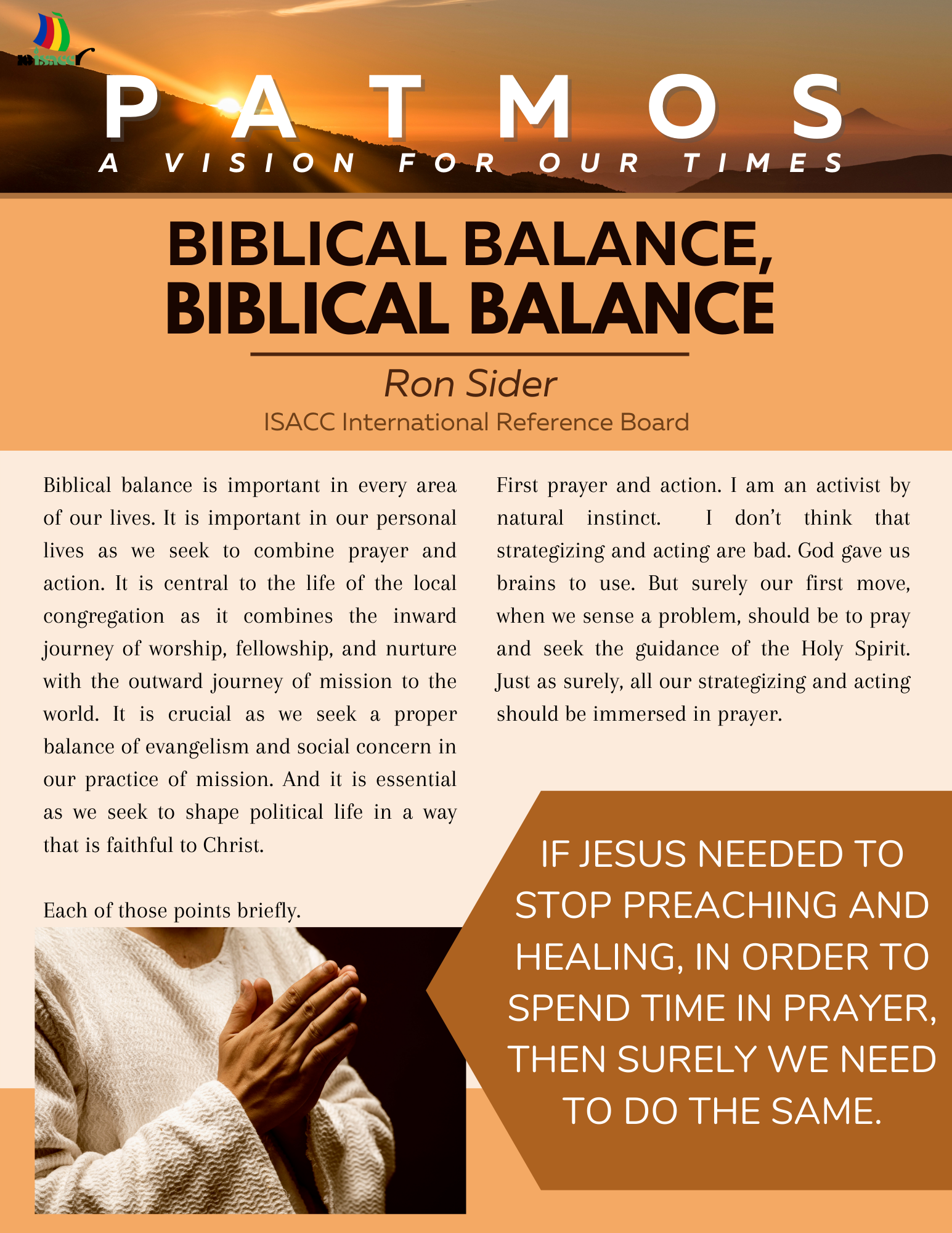 Biblical balance, Biblical balance