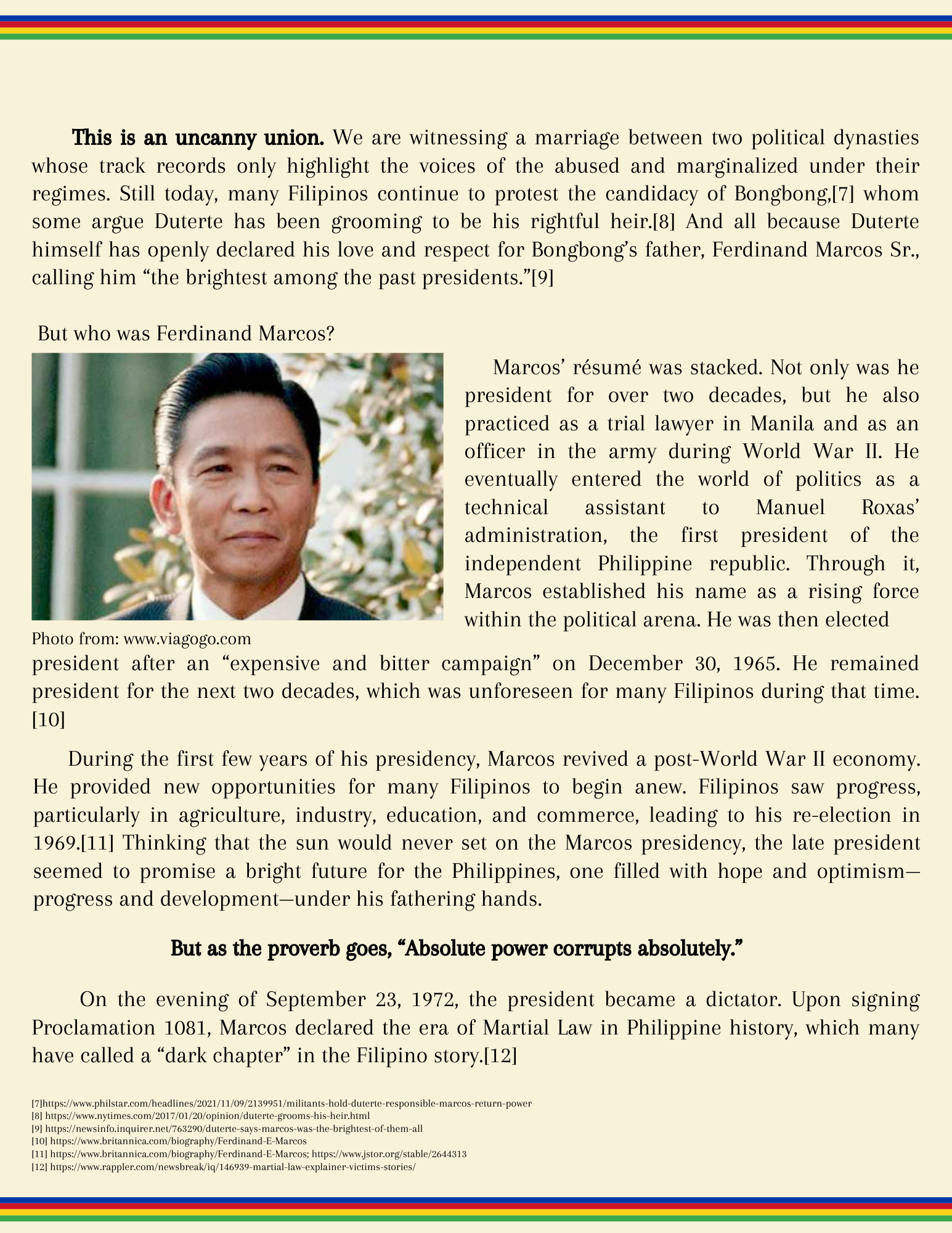 An Uncanny Union: How Duterte’s Presidency is Setting Up the Return of ...