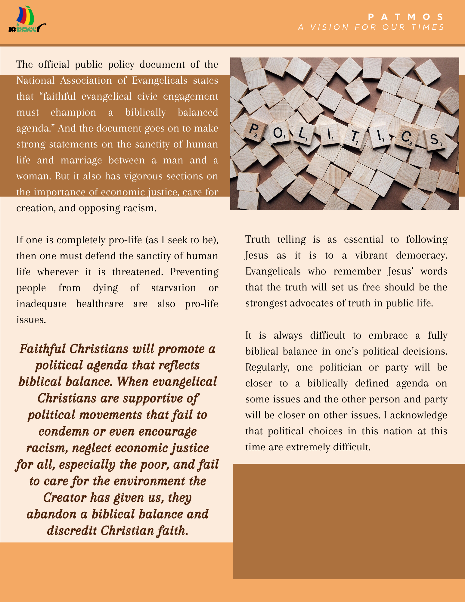 Biblical balance, Biblical balance