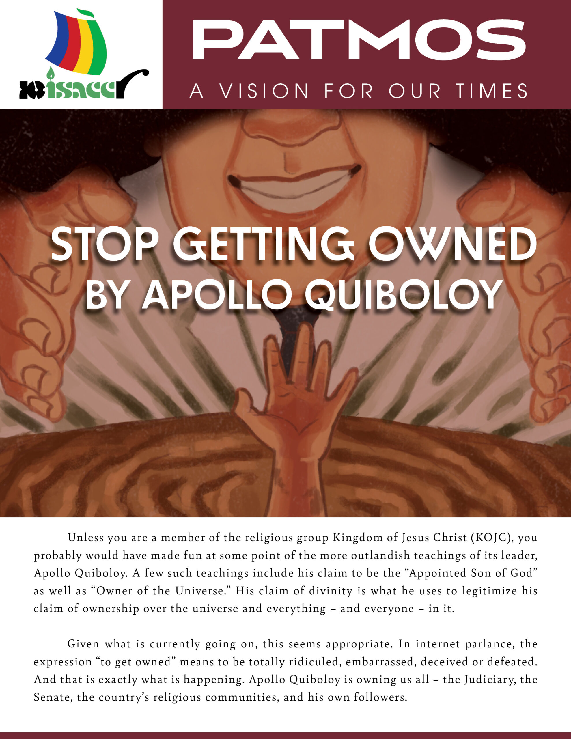 STOP GETTING OWNED BY APOLLO QUIBOLOY