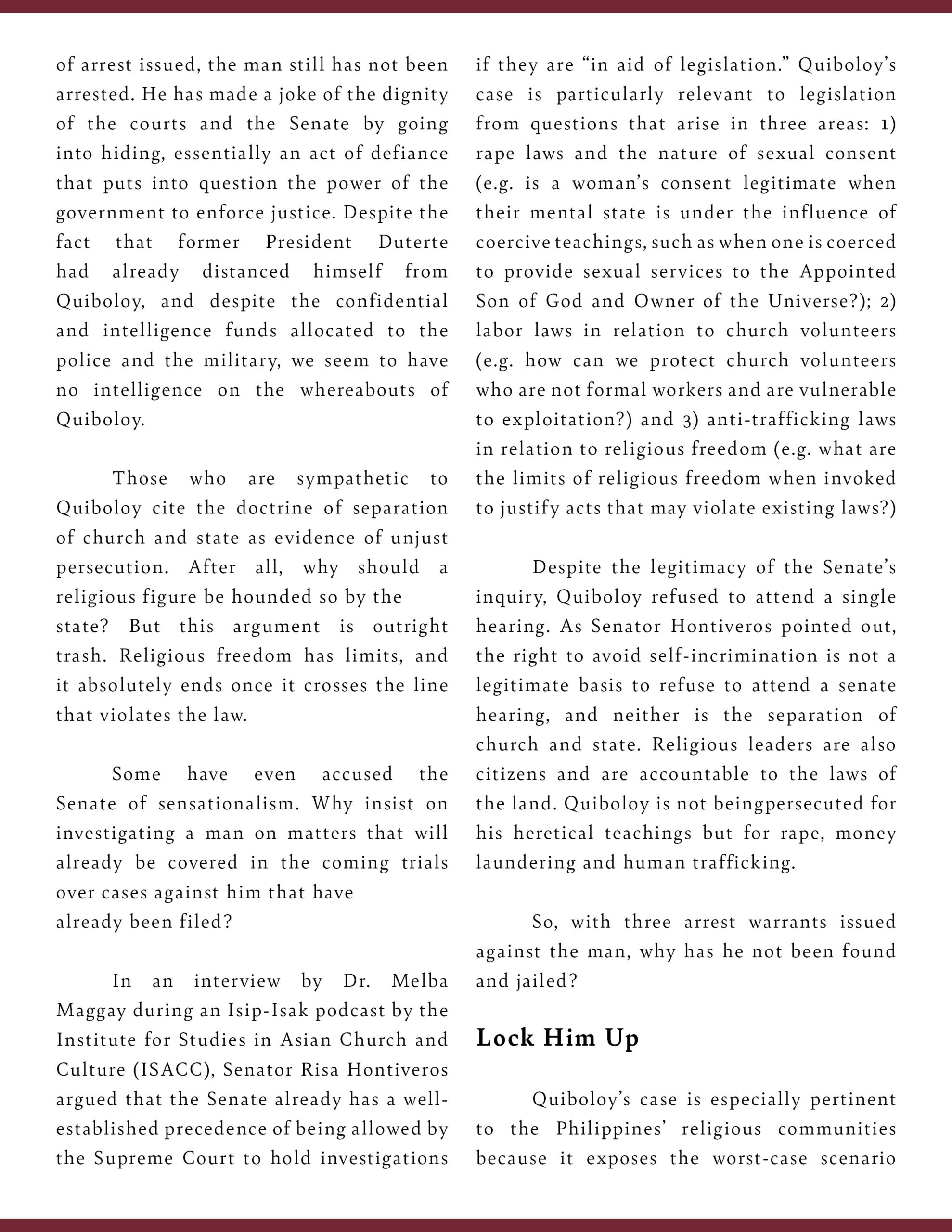 STOP GETTING OWNED BY APOLLO QUIBOLOY