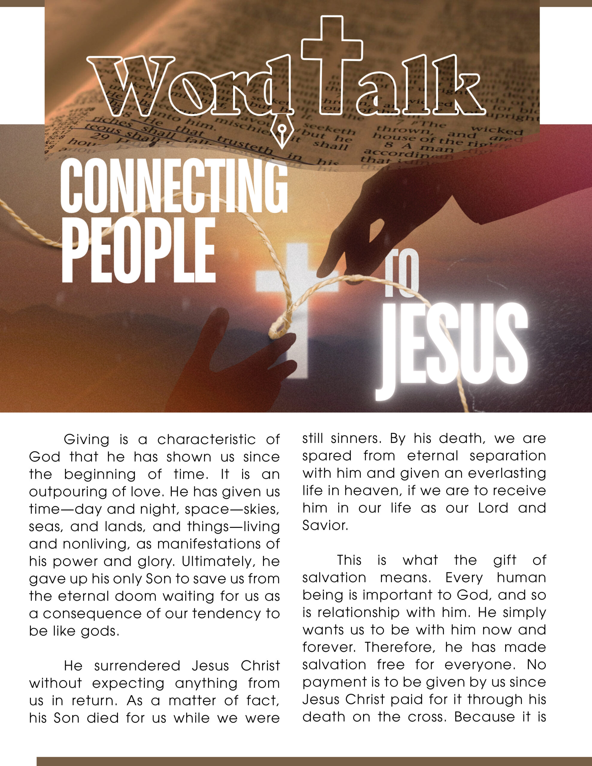 WordTalk: Connecting People to Jesus